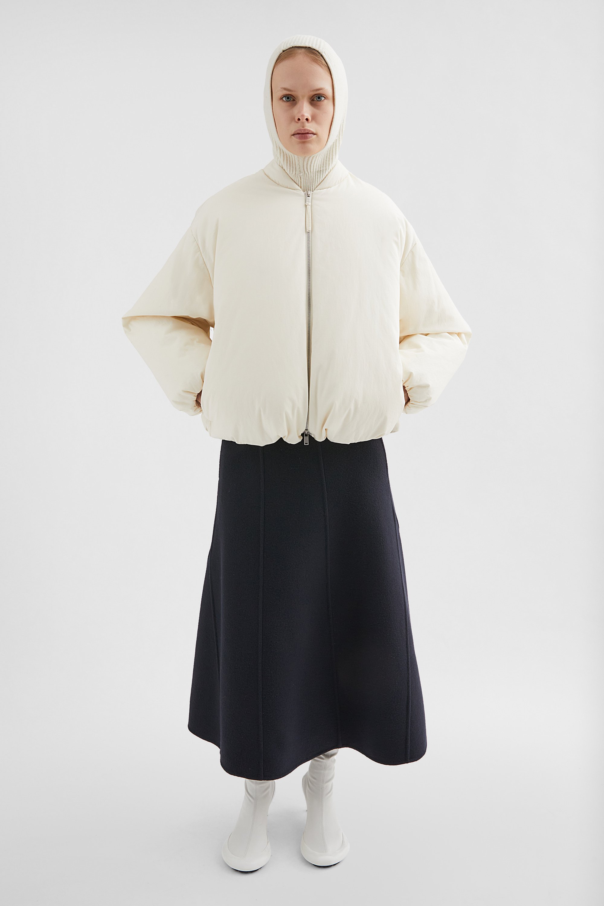 다운 보머 재킷 여성 | Jil Sander 공식 온라인 스토어