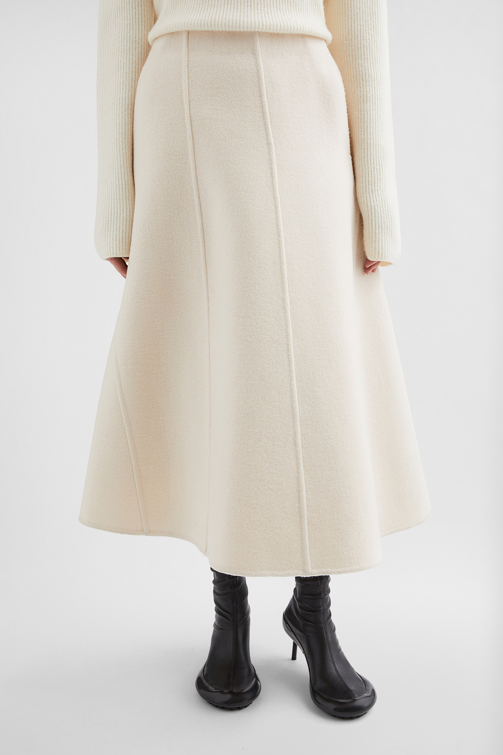 Rock aus Wolle Damen | Jil Sander Offizieller Online-Shop