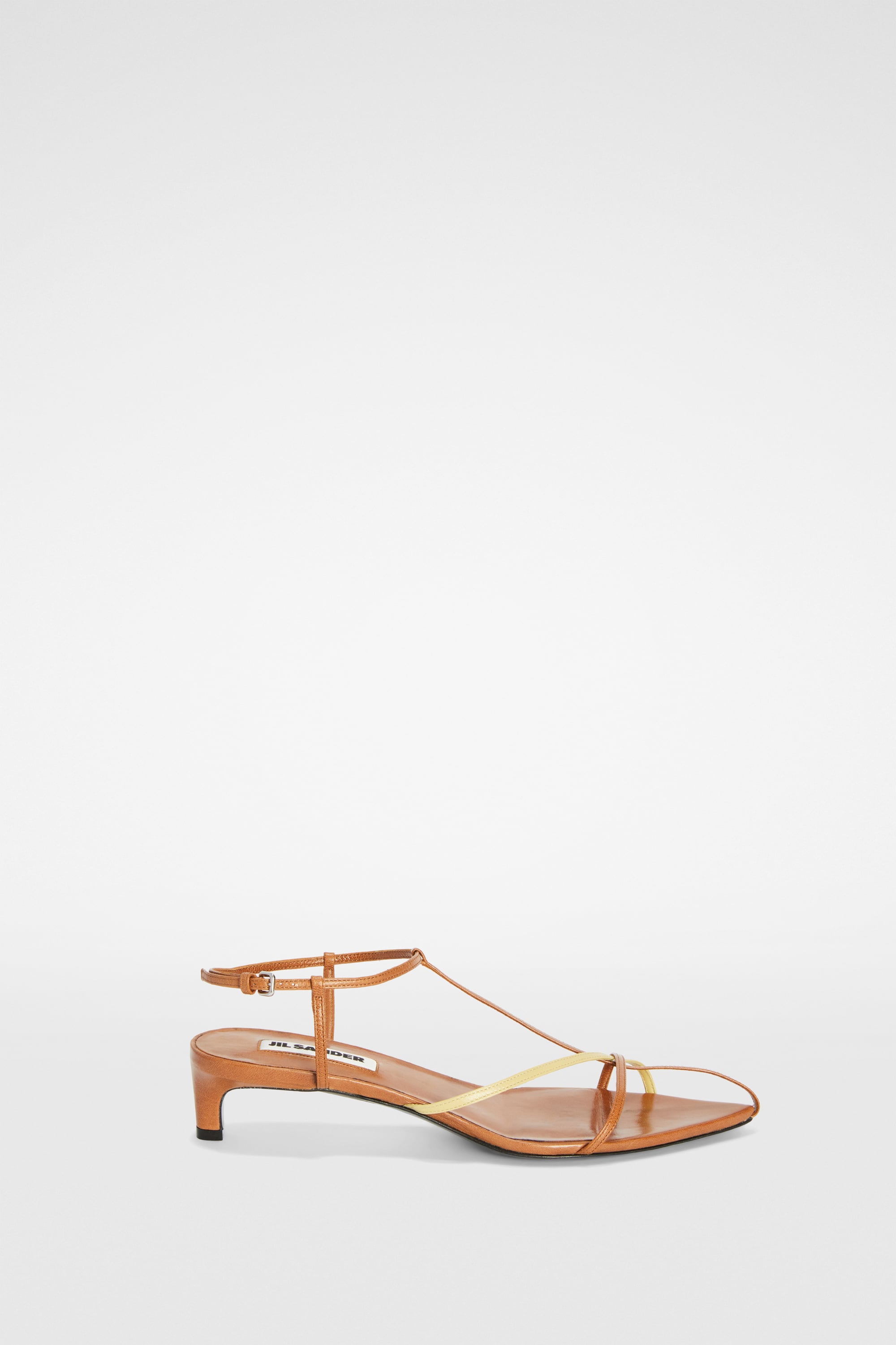 Cage Sandalen mit niedrigem Absatz Damen | Jil Sander Offizieller ...