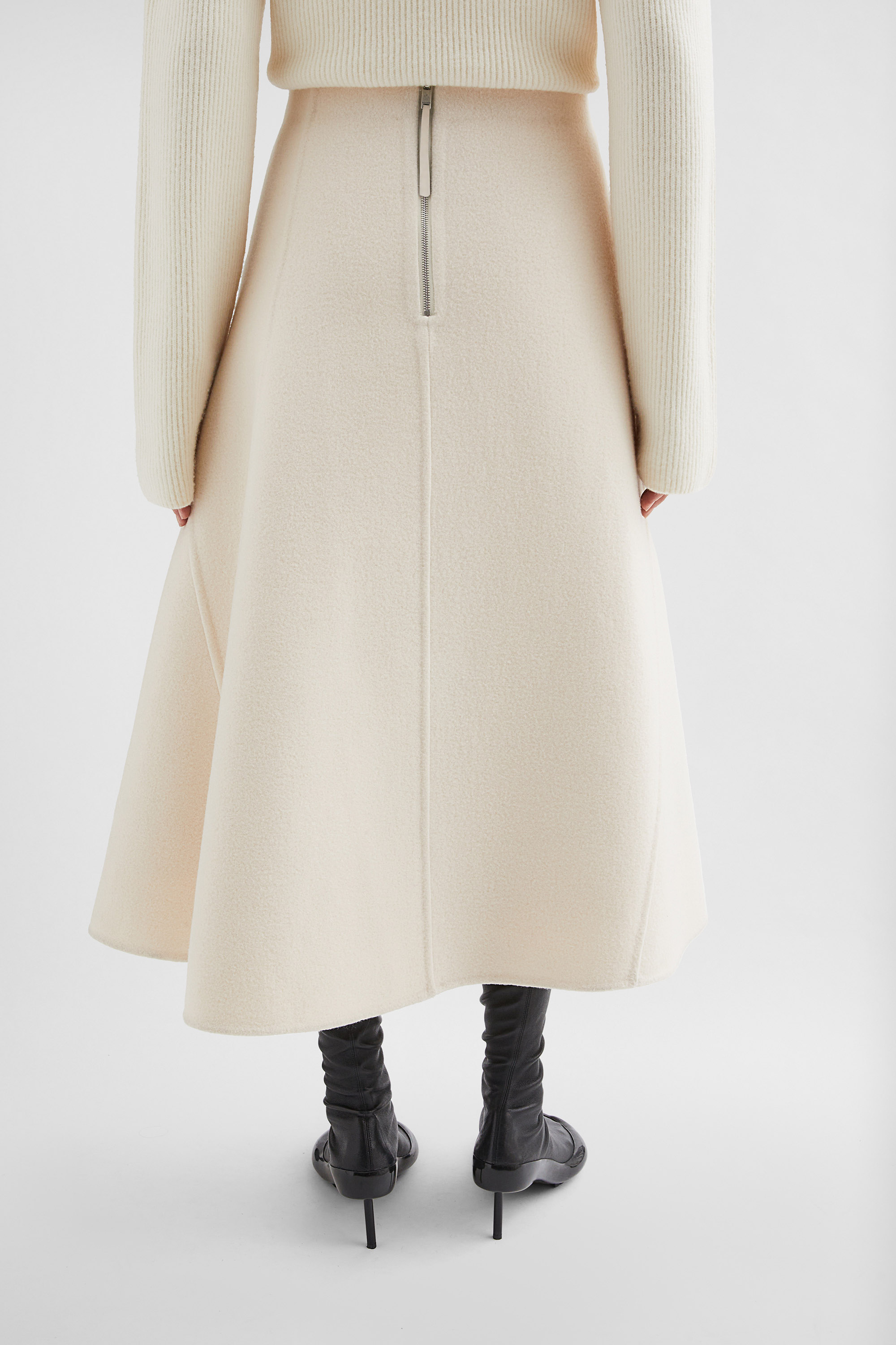 Rock aus Wolle Damen | Jil Sander Offizieller Online-Shop
