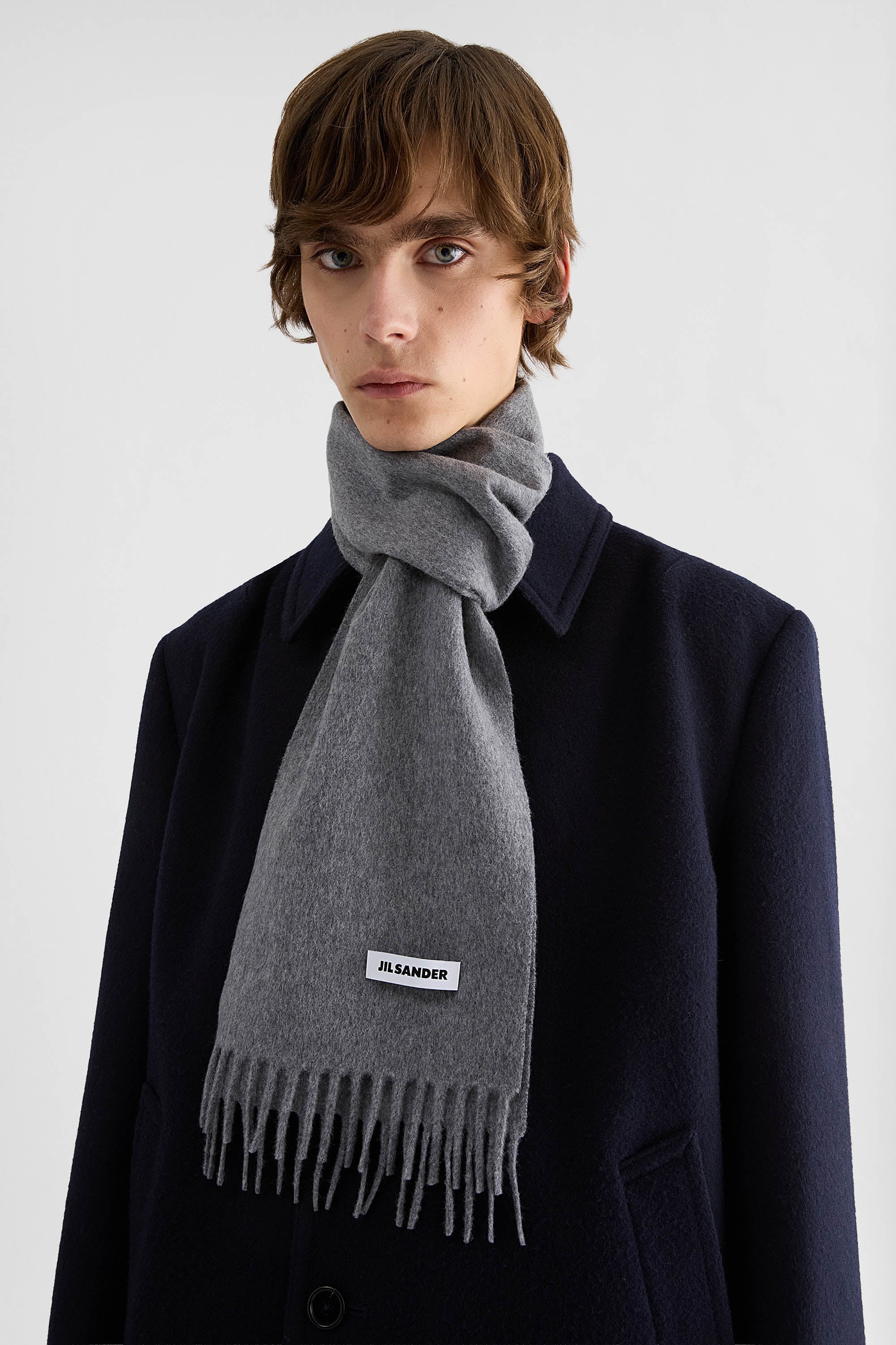 Schmaler Schal aus Wolle Herren | Jil Sander Offizieller Online-Shop