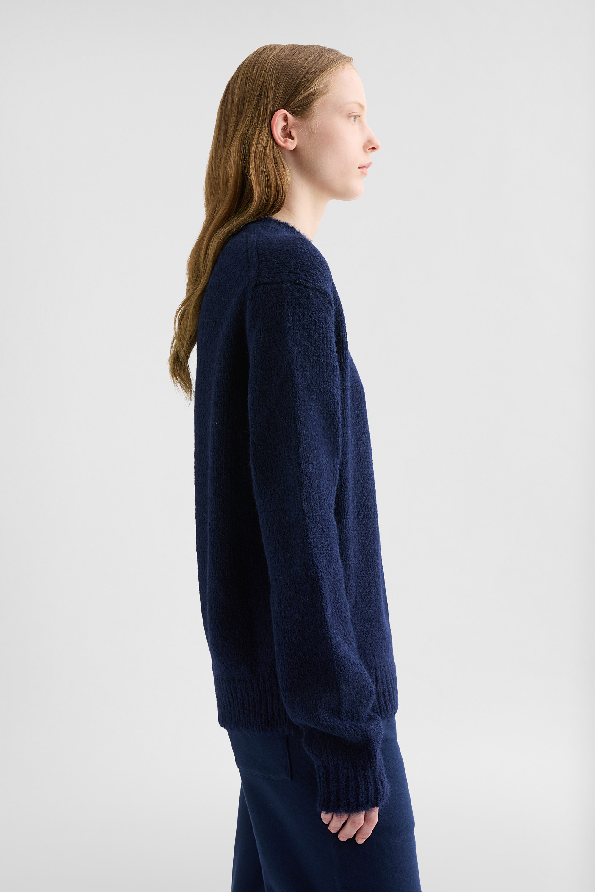ミッドウェイト ウール クルーネックセーター ウィメンズ | Jil Sander 公式オンラインストア
