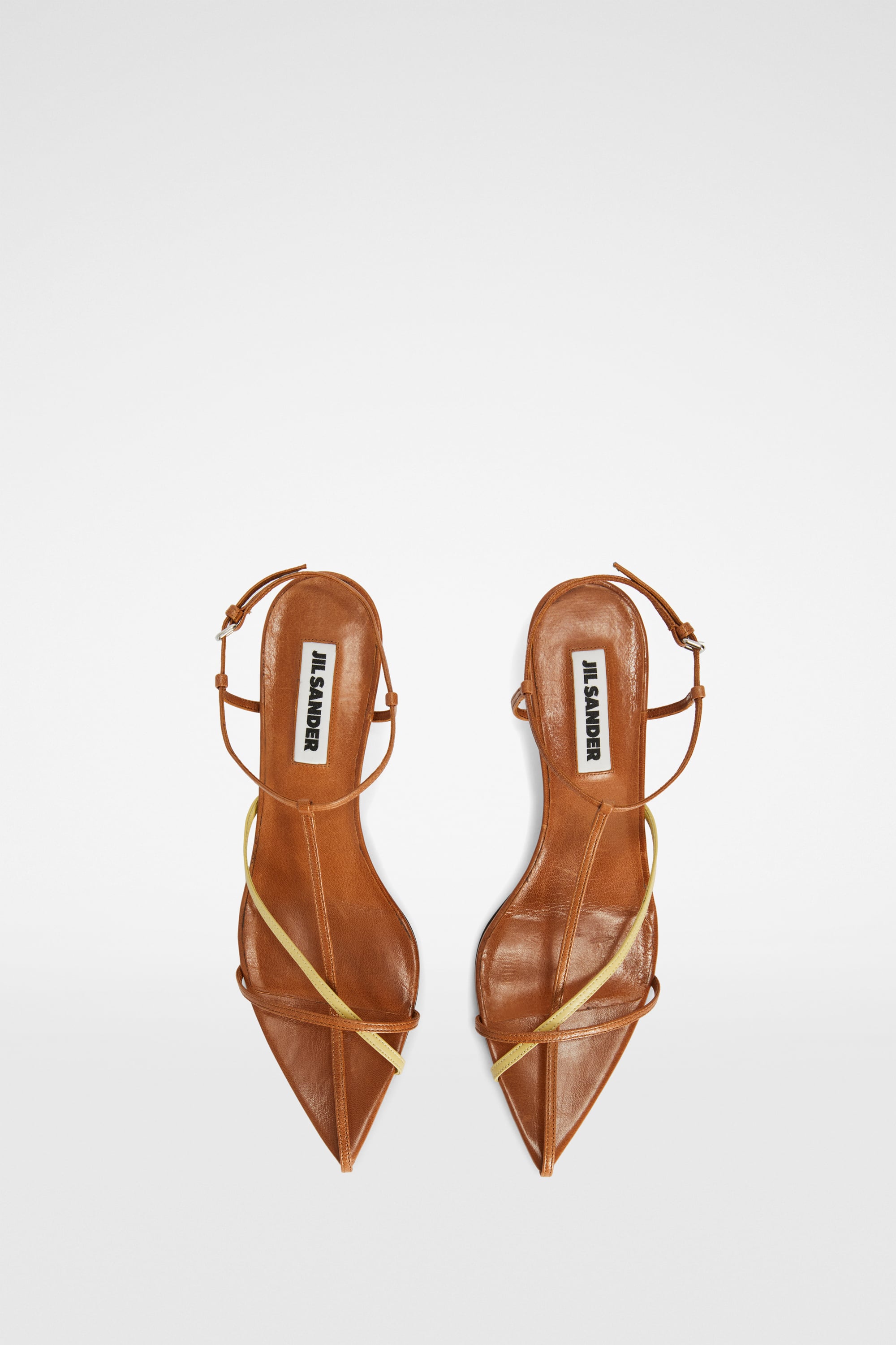 Cage Sandalen mit niedrigem Absatz Damen | Jil Sander Offizieller ...